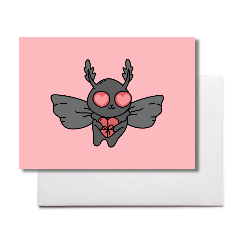 Flirty Mothman - Greeting Card – The West Virginia Company
